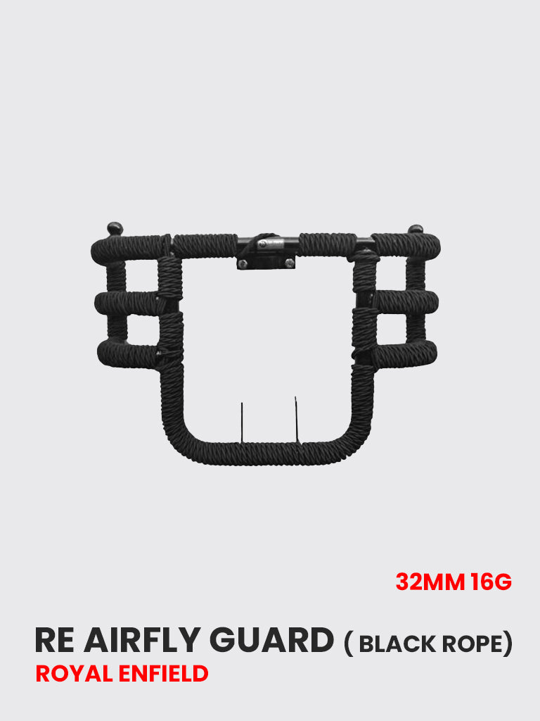 RE Airfly Guard 32mm 16g Black WITH Rope 5.5 Kg - RE 005BR – htexhaust