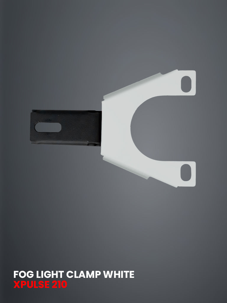 FRONT FORK FOG LIGHT CLAMP WHITE FOR XPULSE 210 2025 / SB 1049-WHITE ...