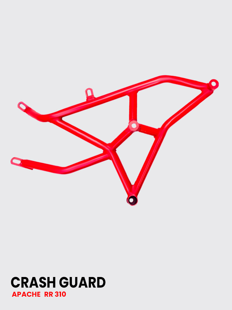 Apache RR310 crash guard with metal slider - SB 1002-RED – htexhaust